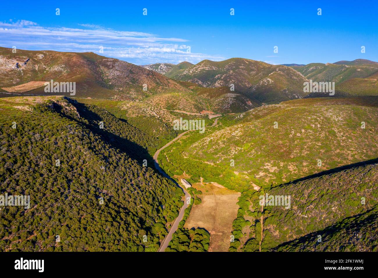 Island of Sardinia, western Mediterranean rugged coast, Italy ...