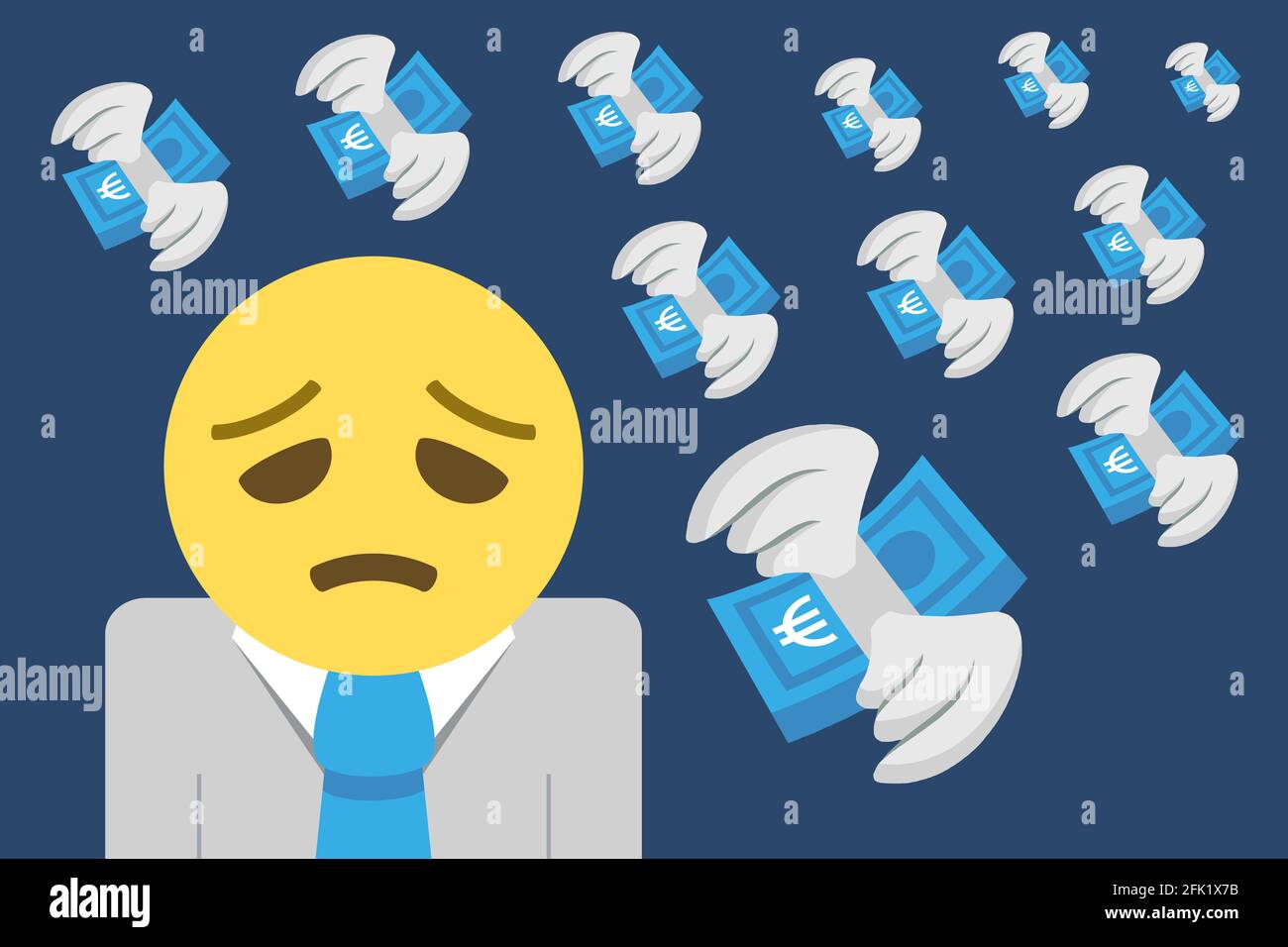 Money face emoji hi-res stock photography and images - Alamy