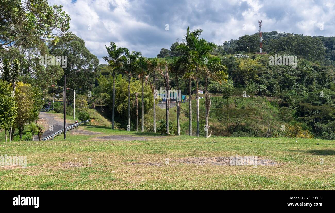 beautiful Colombian natural landscapes, cities, blue skies, animals in ...