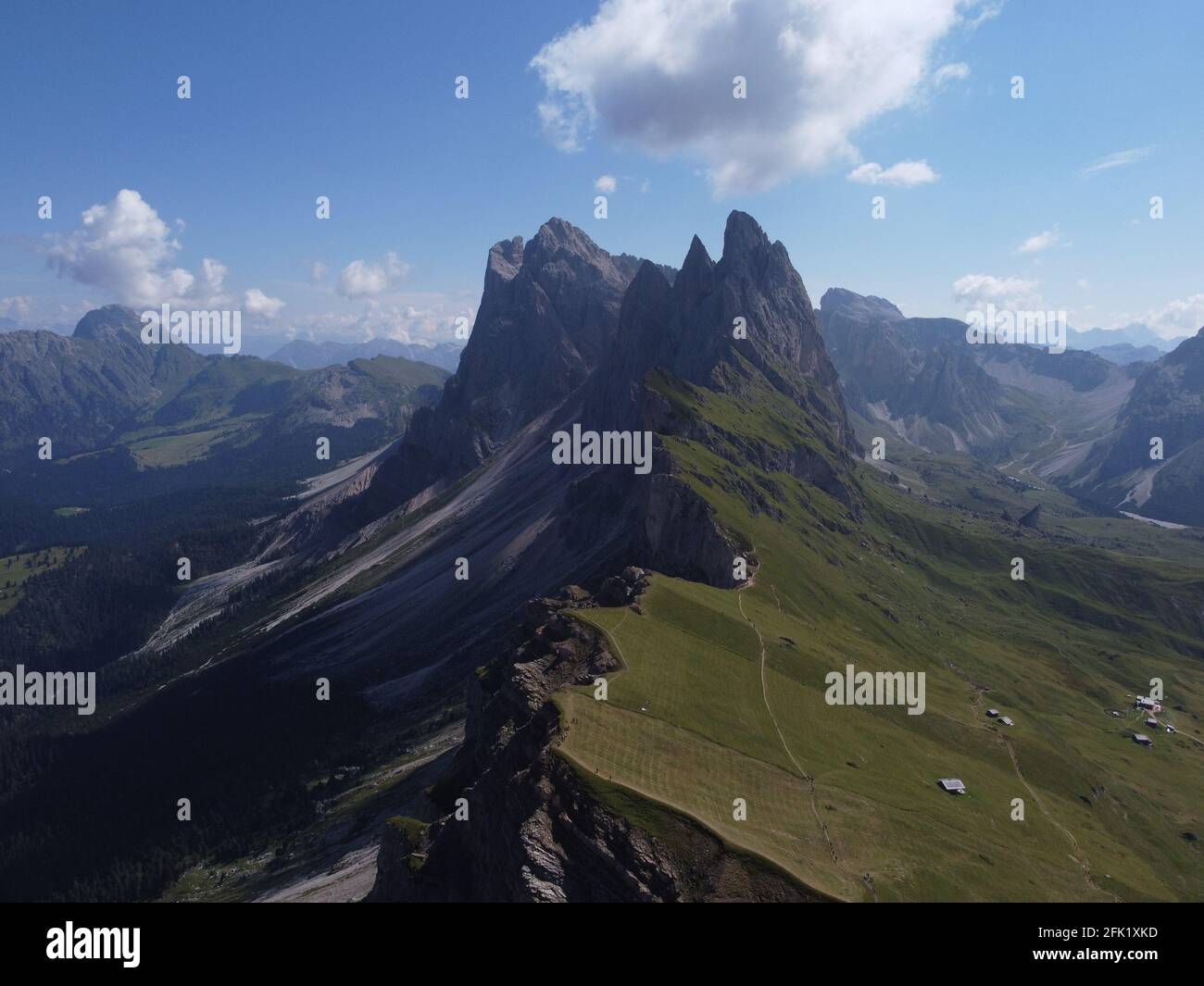 Beautiful scenery of Puez-Geisler Nature Park in Italy Stock Photo - Alamy