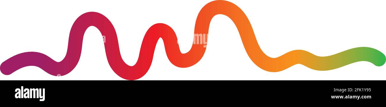 Sound wave logo template vector icon illustration Stock Vector Image ...