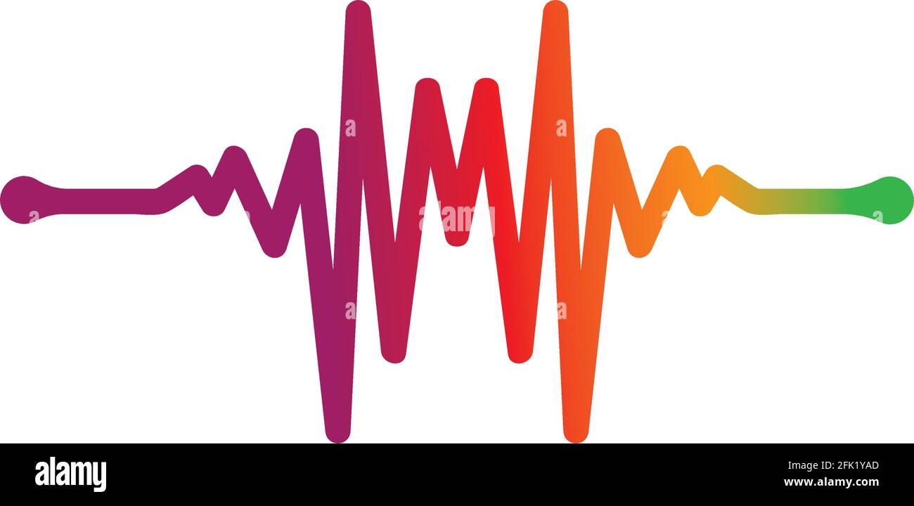 Sound wave logo template vector icon illustration Stock Vector Image ...