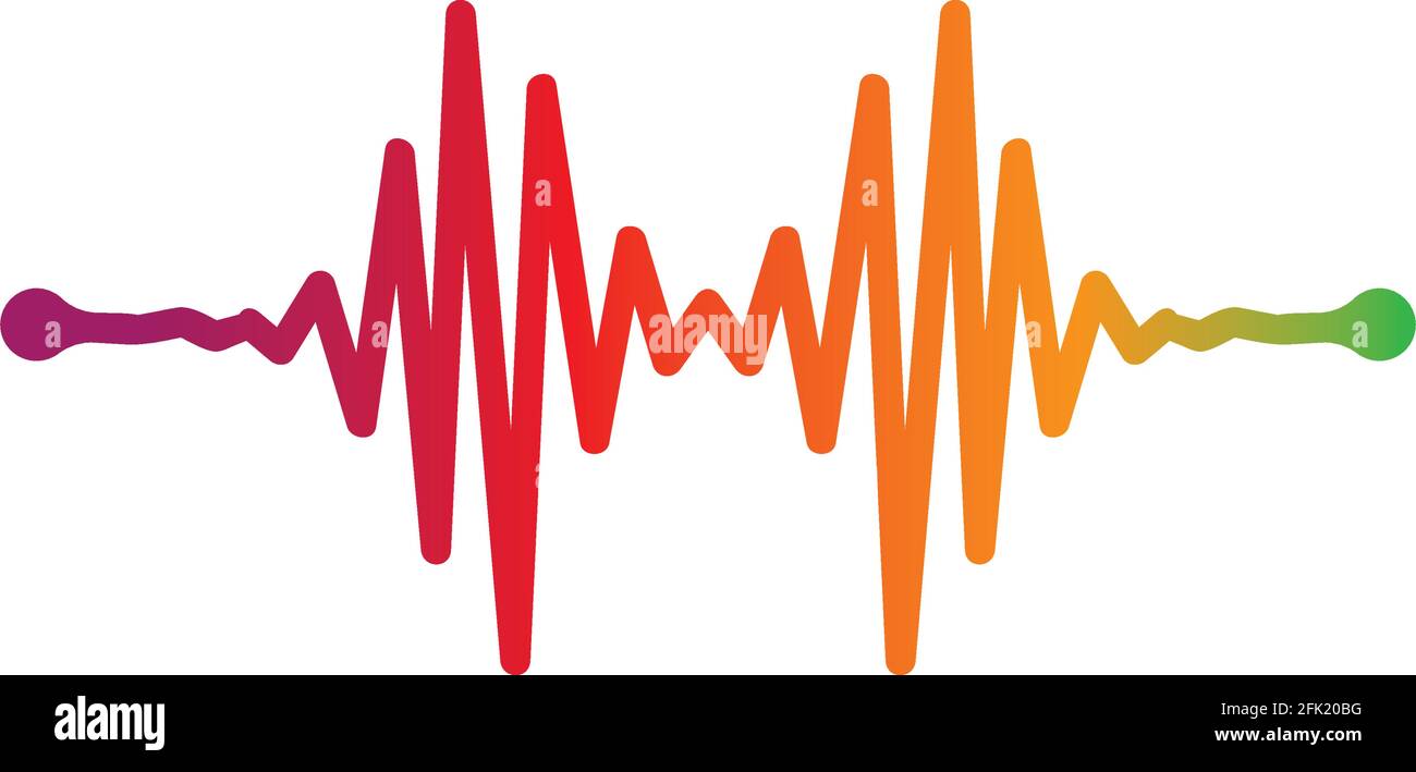 Sound wave logo template vector icon illustration Stock Vector Image ...
