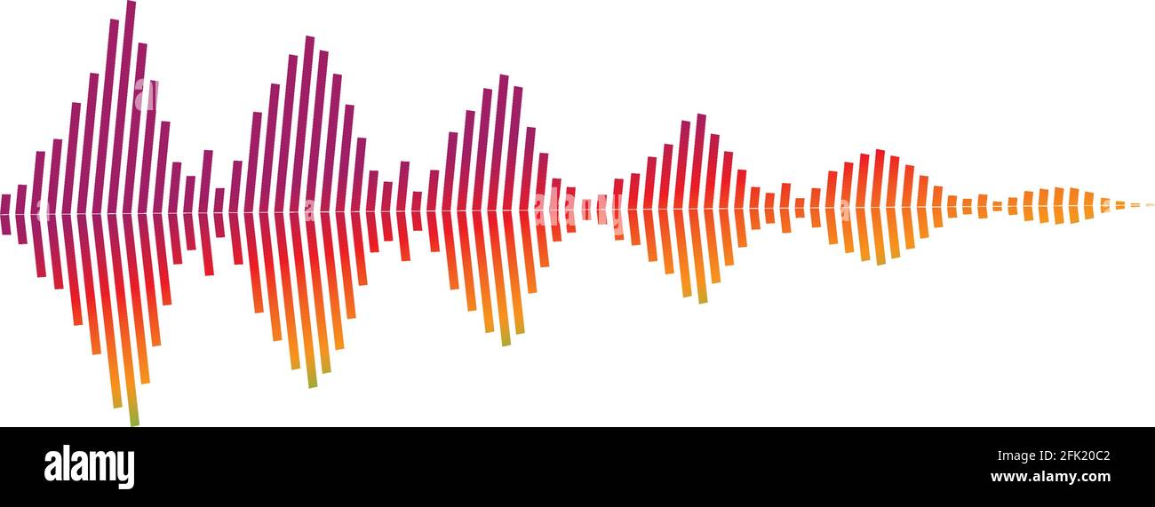 Sound wave logo template vector icon illustration Stock Vector Image ...