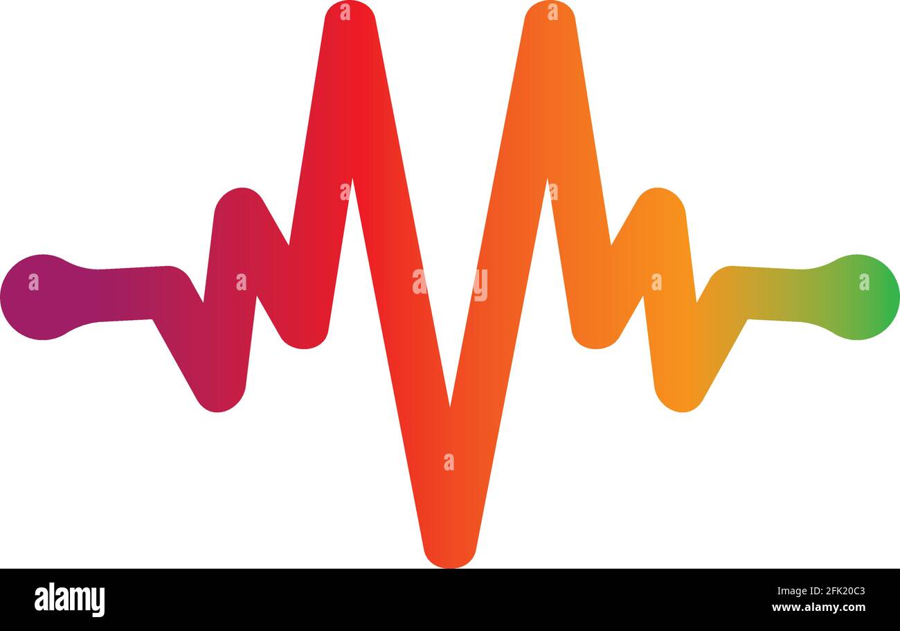 Sound wave logo template vector icon illustration Stock Vector Image ...