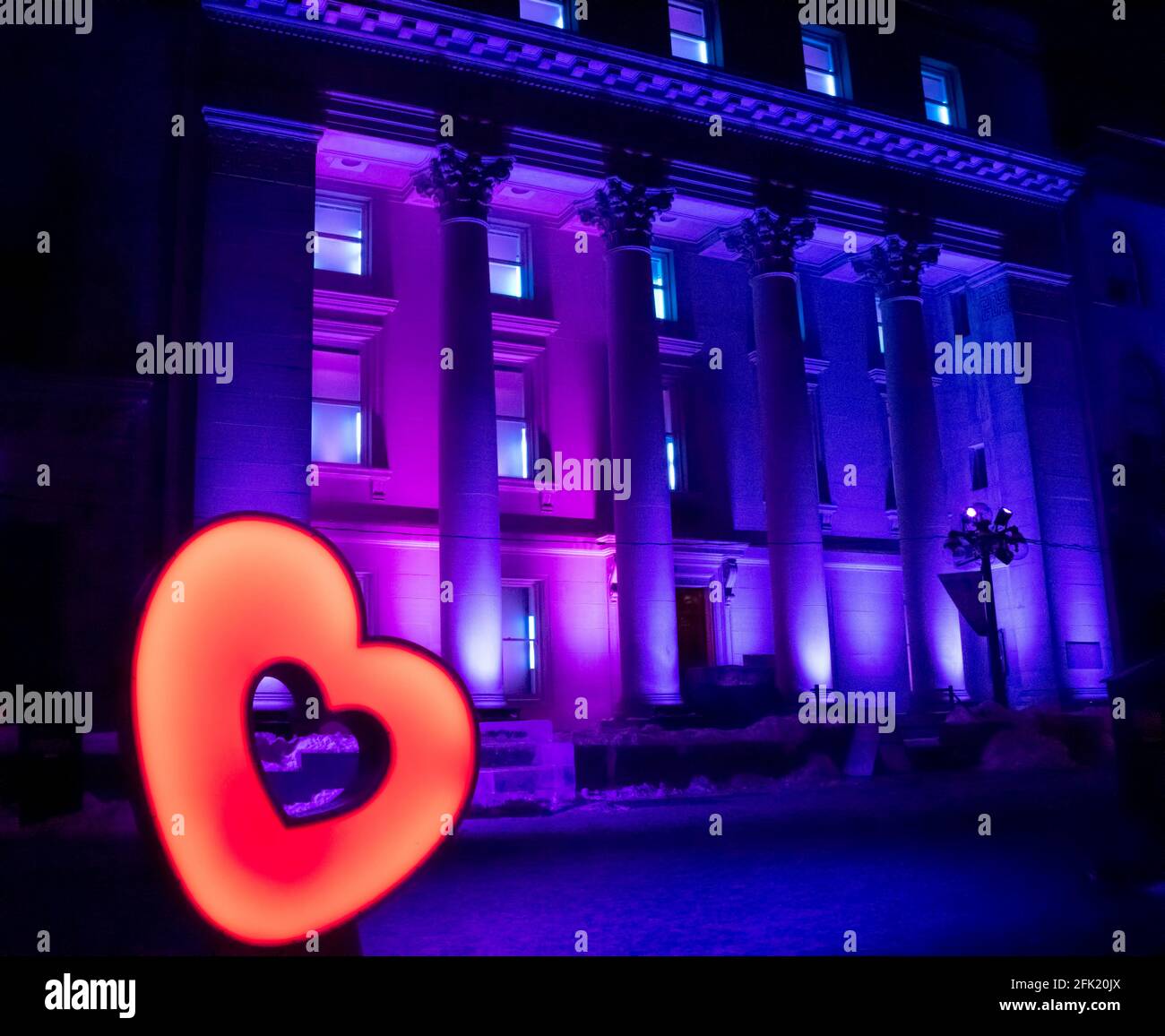 Light projection history building hi-res stock photography and images ...