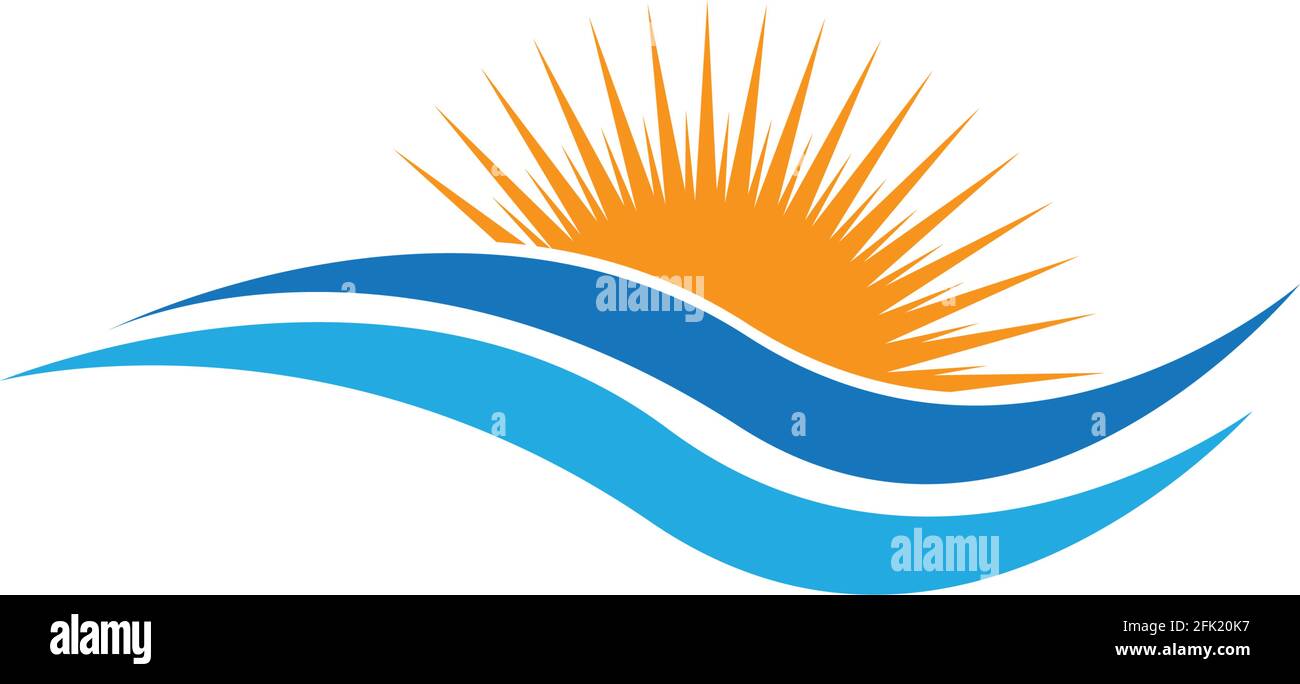 Sun logo and symbols star icon web Vector Stock Vector Image & Art - Alamy