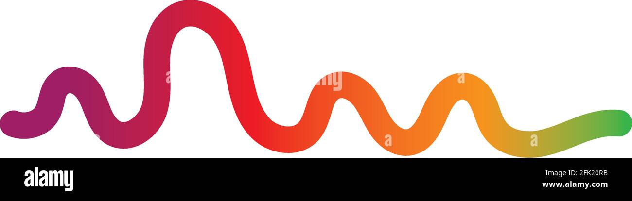 Sound wave logo template vector icon illustration Stock Vector Image ...