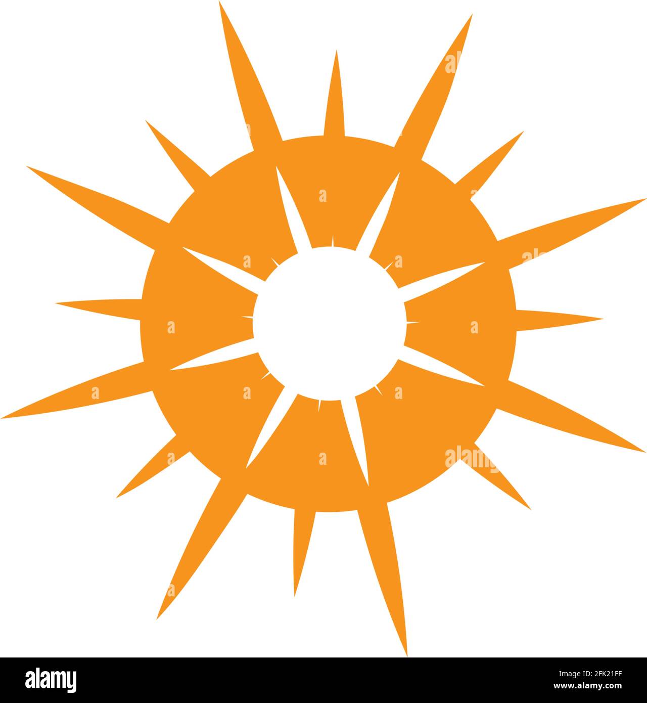 Sun logo and symbols star icon web Vector Stock Vector Image & Art - Alamy