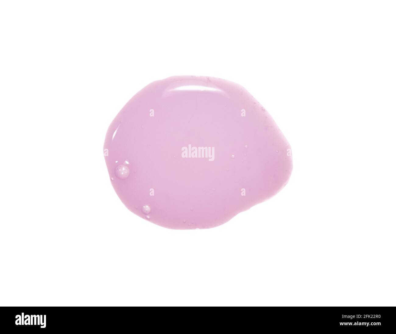 Translucent liquid pink cosmetic cream, swatch Stock Photo - Alamy