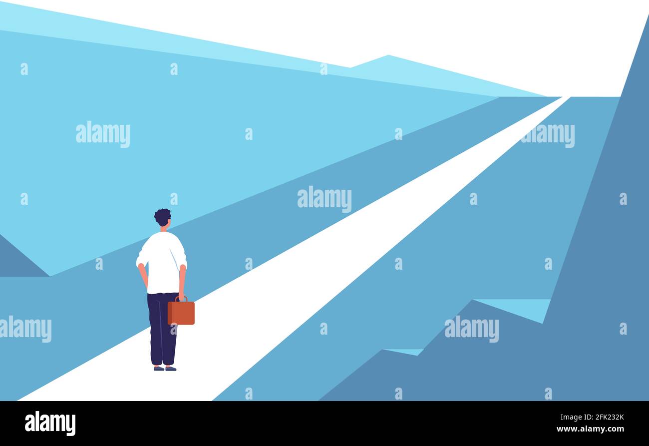 Straight forward person Stock Vector Images - Alamy