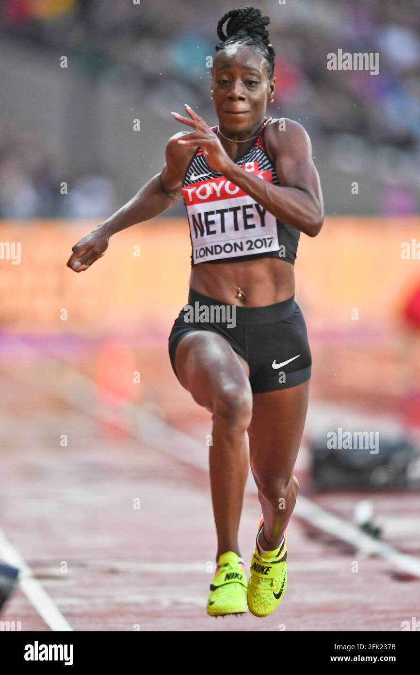 Christabel Nettey (Canada). Long Jump women, qualification. IAAF ...