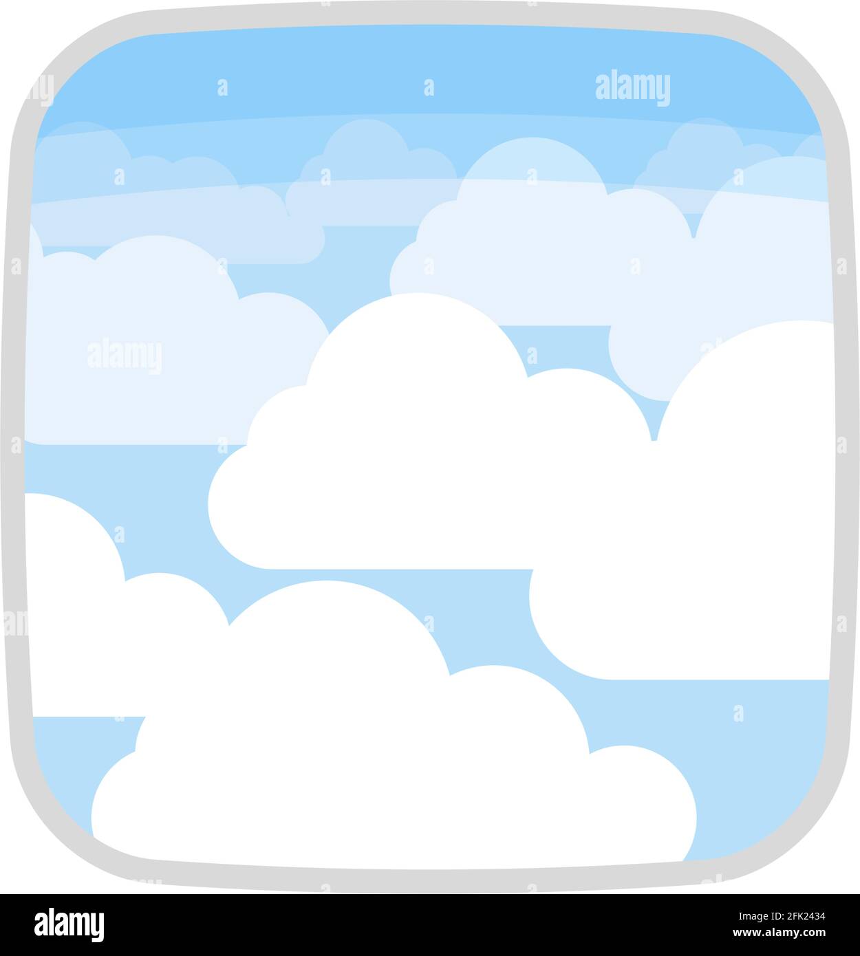Airplane window.Vector illustration that is easy to edit Stock Vector ...