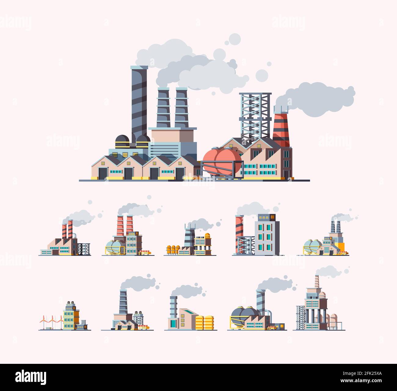 Downstream pollution Stock Vector Images - Alamy
