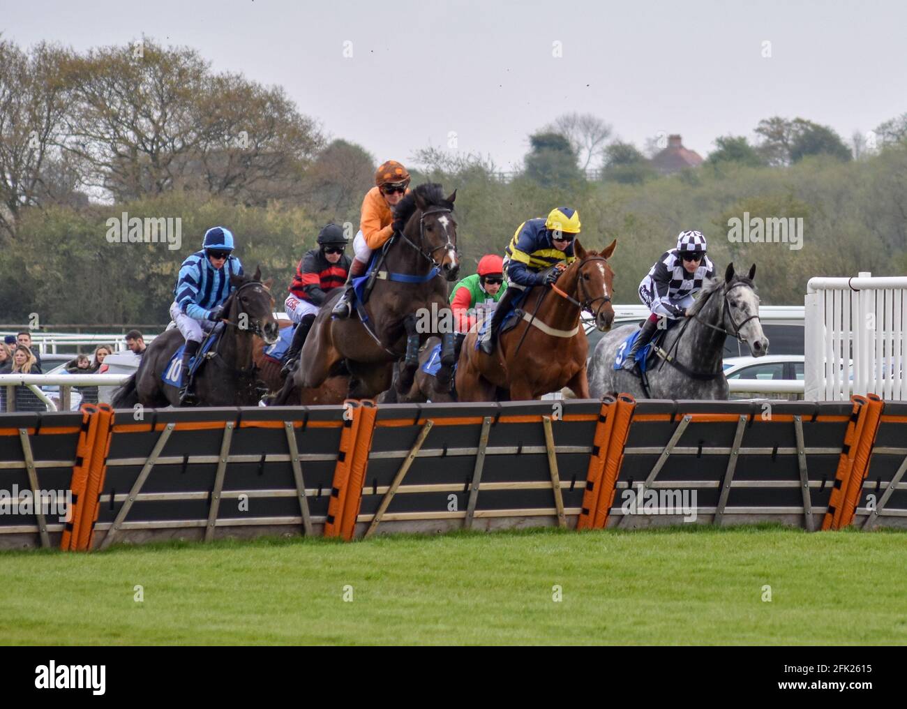 Stratford Horse Racing, National Hunt races Stock Photo - Alamy
