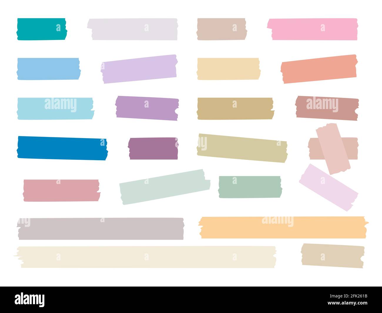 Sticky strips. Colored decorative tape mini washi sticker decoration ...