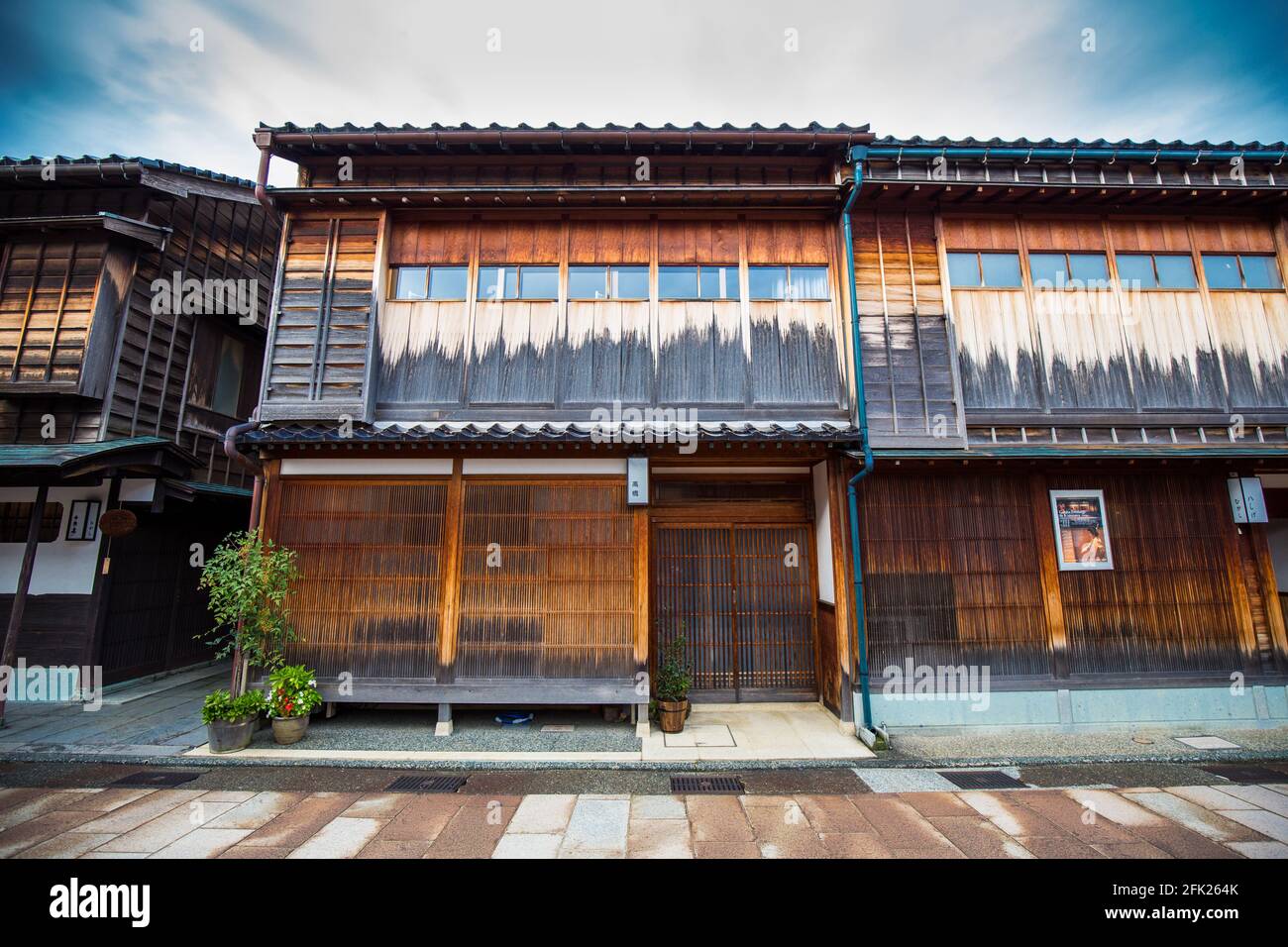 Beautifully preserved traditional houses and buildings. Edo district of ...
