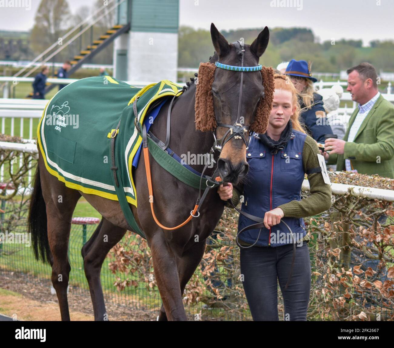 Stratford Horse Racing, National Hunt races Stock Photo - Alamy