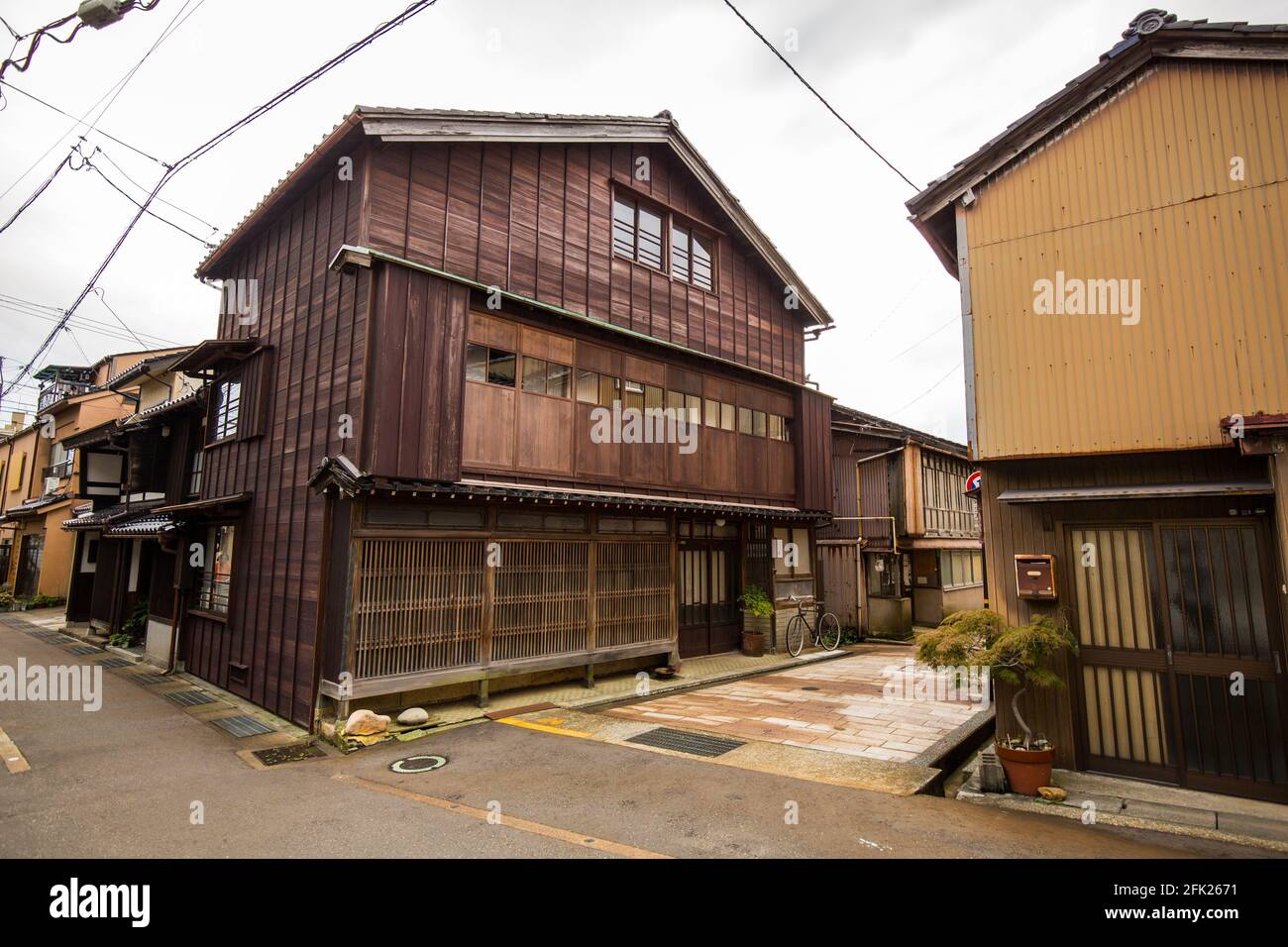 Beautifully preserved traditional houses and buildings. Edo district of ...