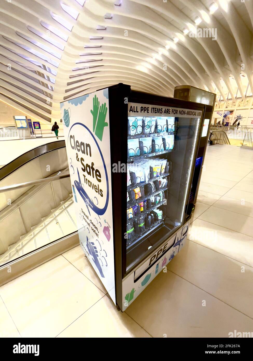 PPE Supplies Public vending machine during Covid-19 pandemic Stock ...