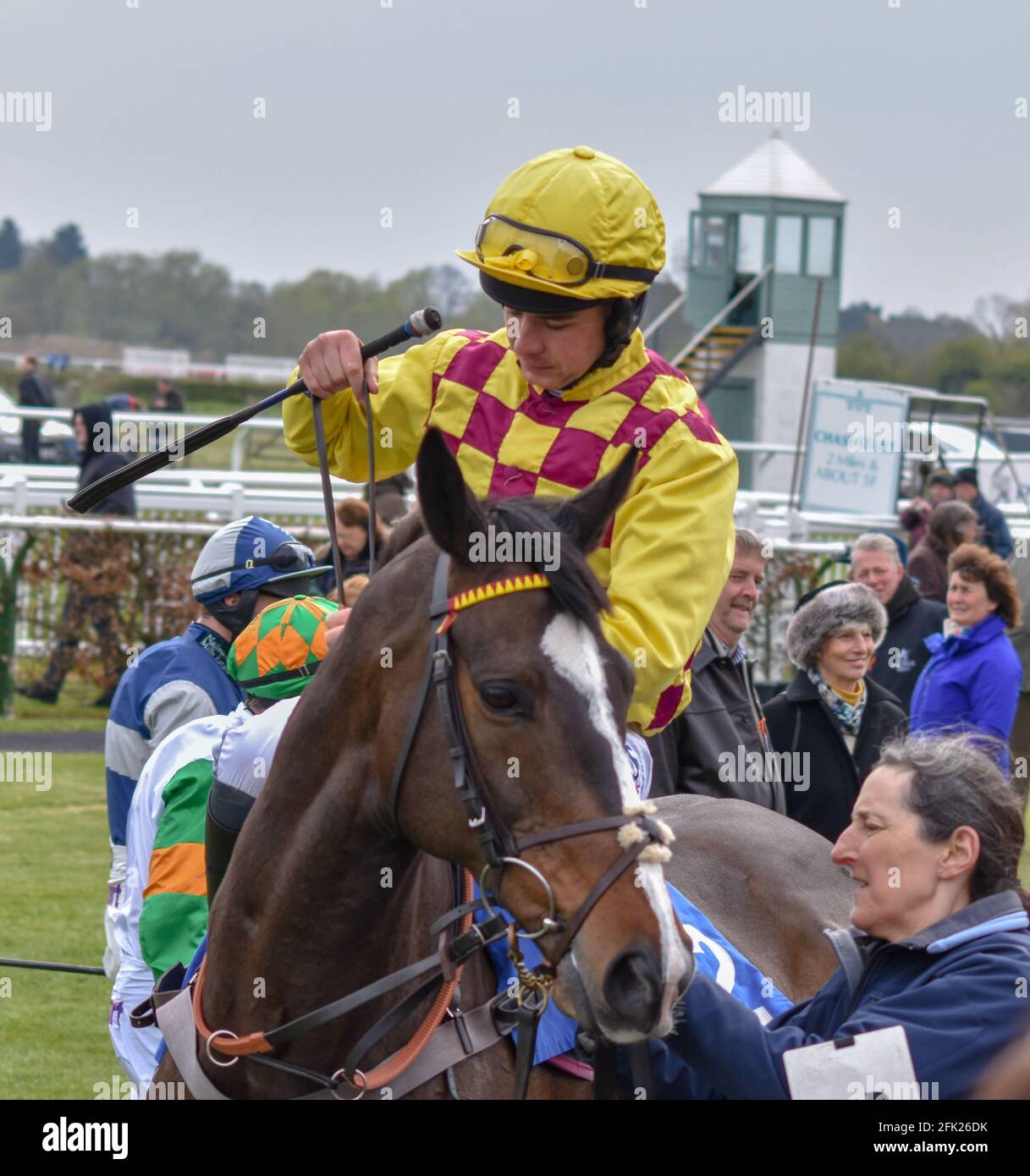 Stratford Horse Racing, National Hunt races Stock Photo - Alamy