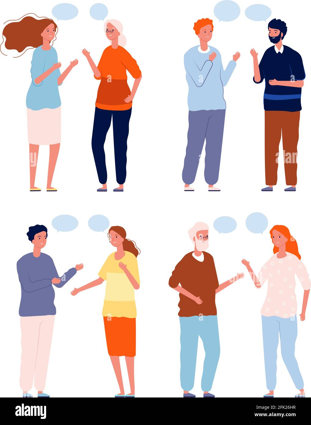 People of different genders and ages Stock Vector Images - Alamy