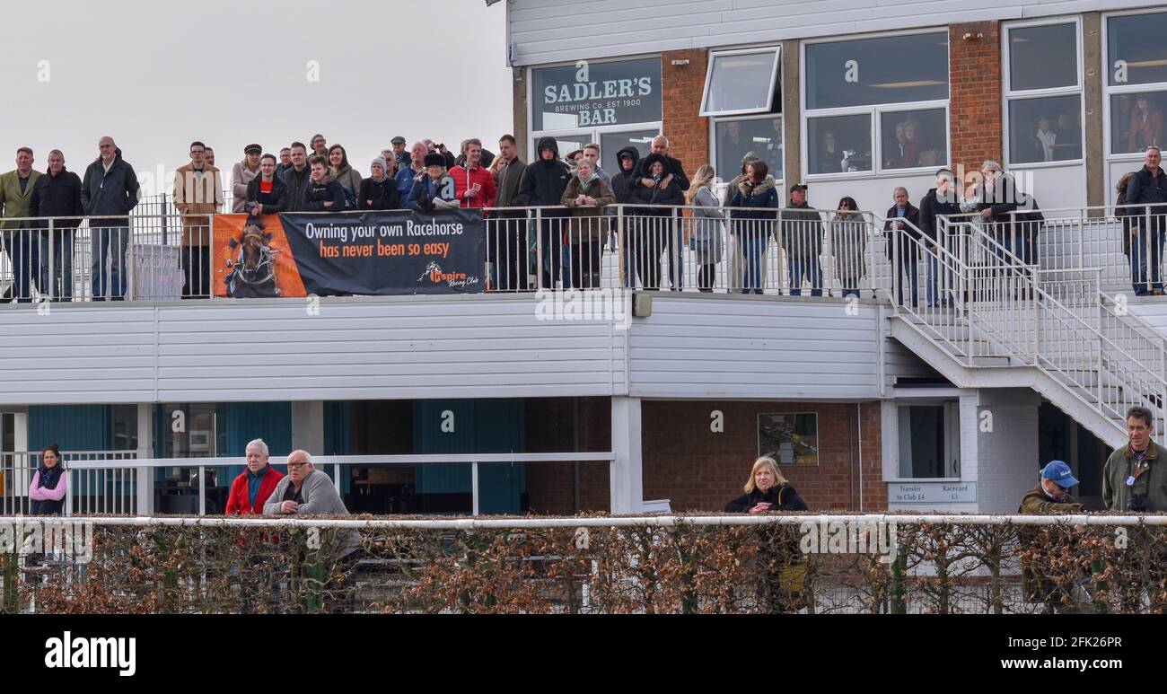 Stratford Horse Racing, National Hunt races Stock Photo - Alamy