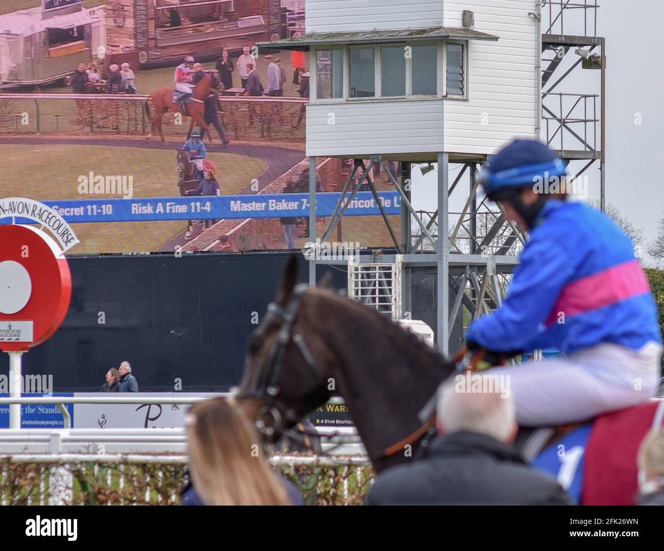 Stratford Horse Racing, National Hunt races Stock Photo - Alamy