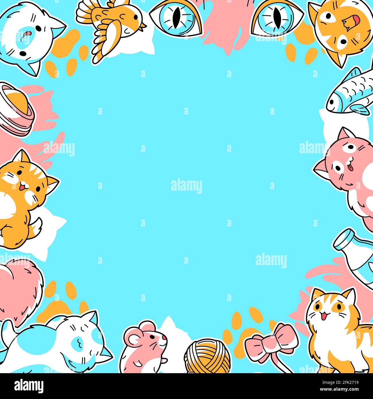 Kitty toy cats Stock Vector Images - Alamy