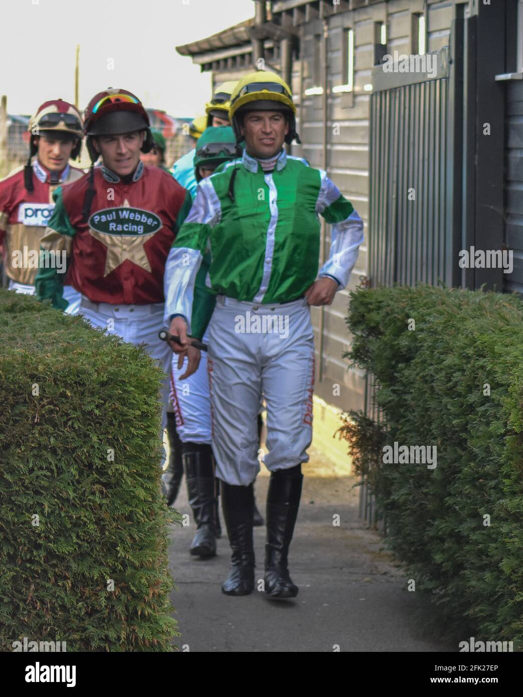 Uttoxeter Races, National Hunt Horse Racing meeting Stock Photo - Alamy