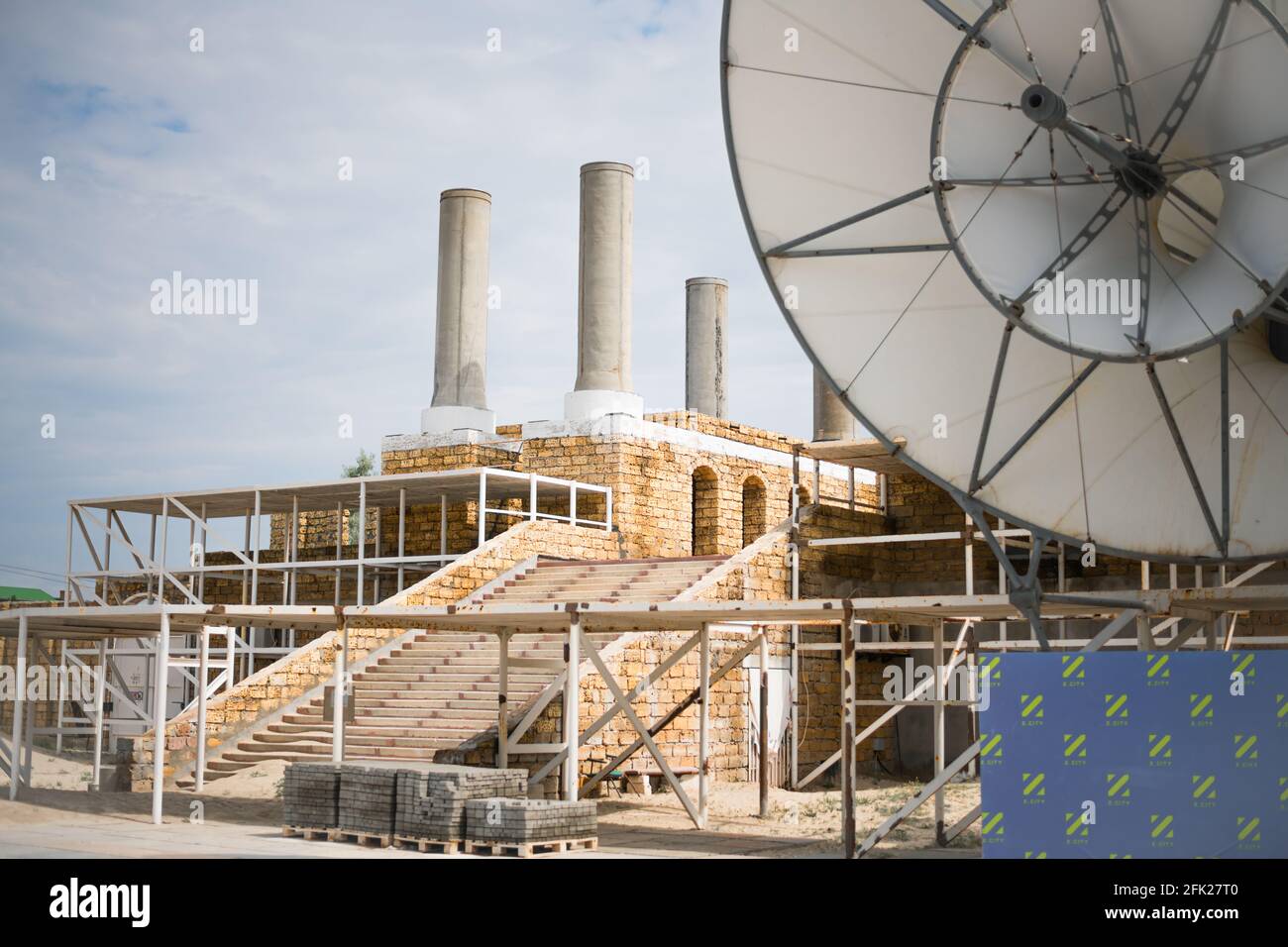 POPOVKA, CRIMEA, RUSSIA - JUNE 21, 2020: Decoratons of KaZantip or Z ...