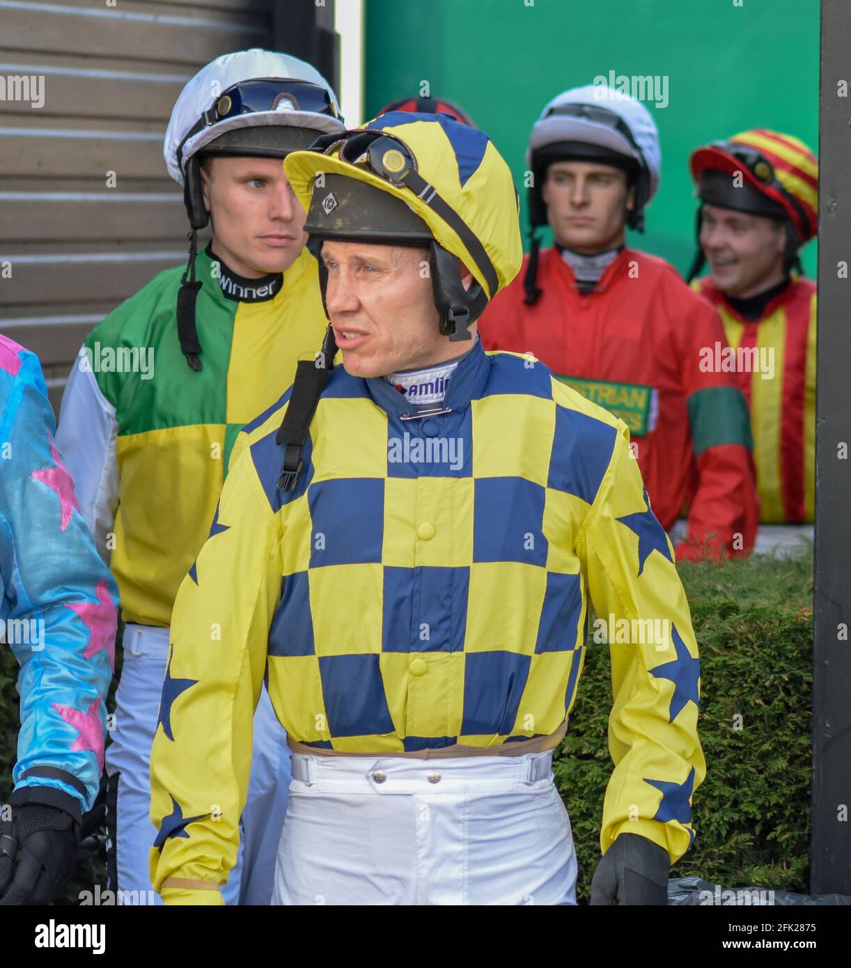 Uttoxeter Races, National Hunt Horse Racing meeting Stock Photo - Alamy
