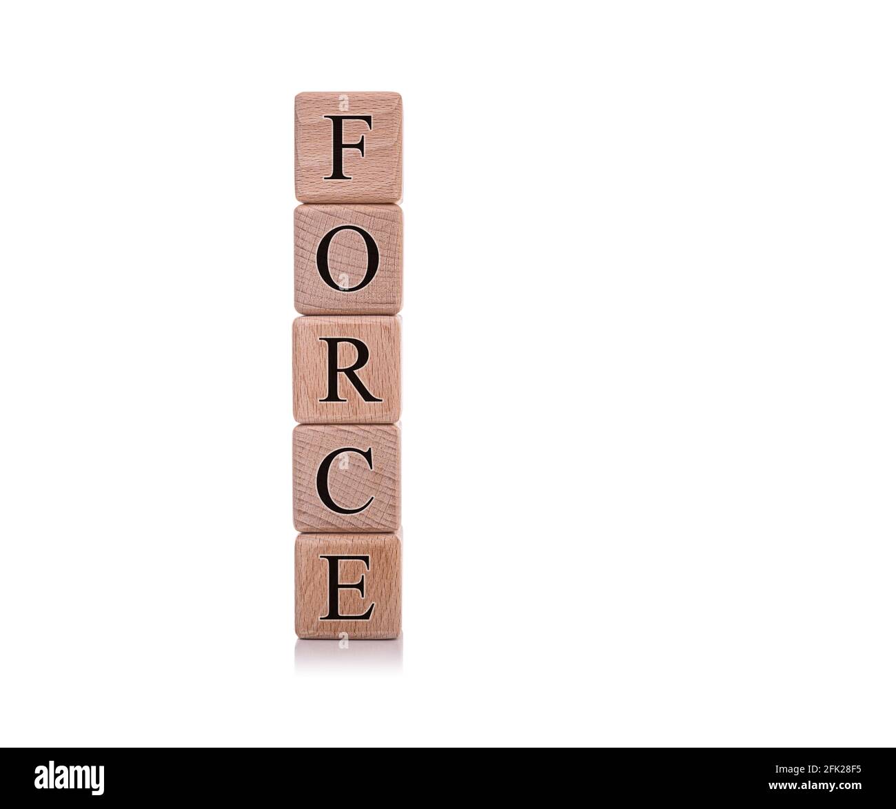 Force word hi-res stock photography and images - Alamy