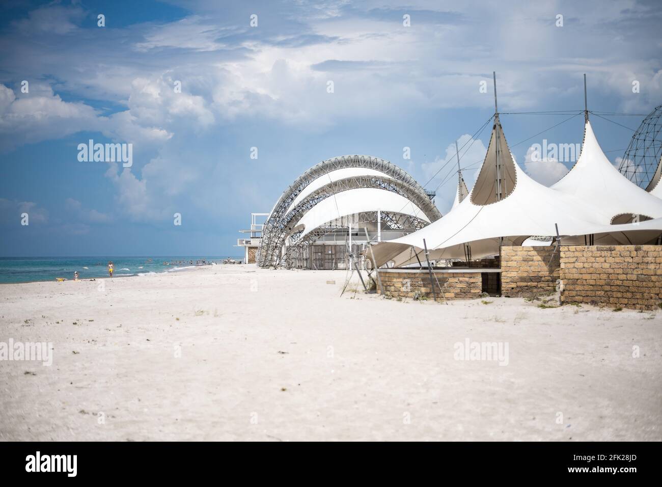POPOVKA, CRIMEA, RUSSIA - JUNE 21, 2020: Decoratons of KaZantip or Z ...