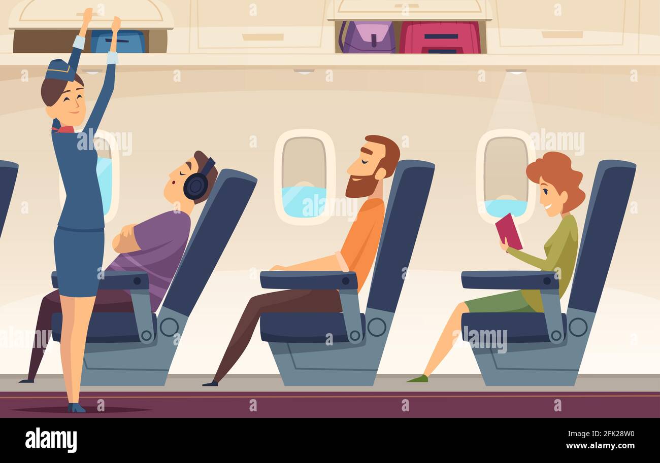 Cartoon airplane background hi-res stock photography and images - Alamy