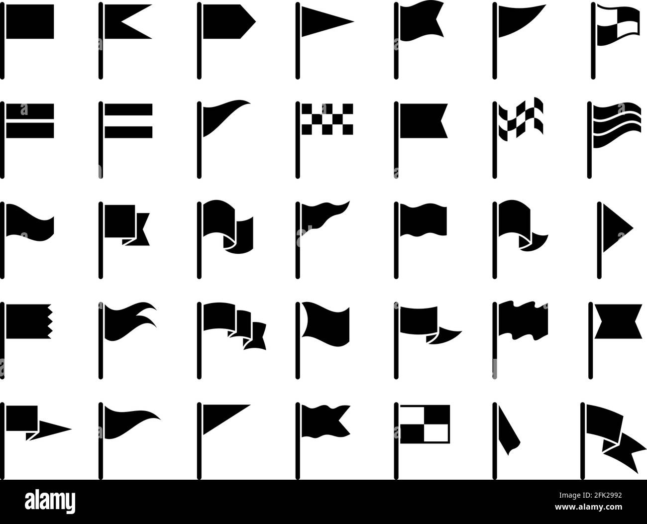 Start flags Stock Vector Images - Alamy