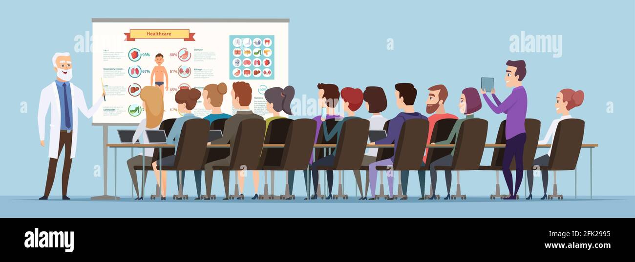 Speaking with doctor Stock Vector Images - Alamy