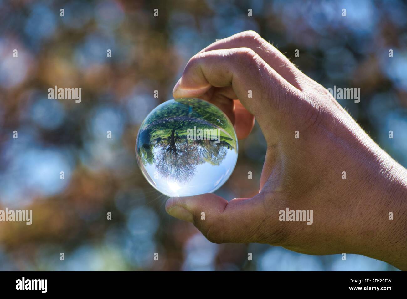 Hand holding lens hi-res stock photography and images - Alamy