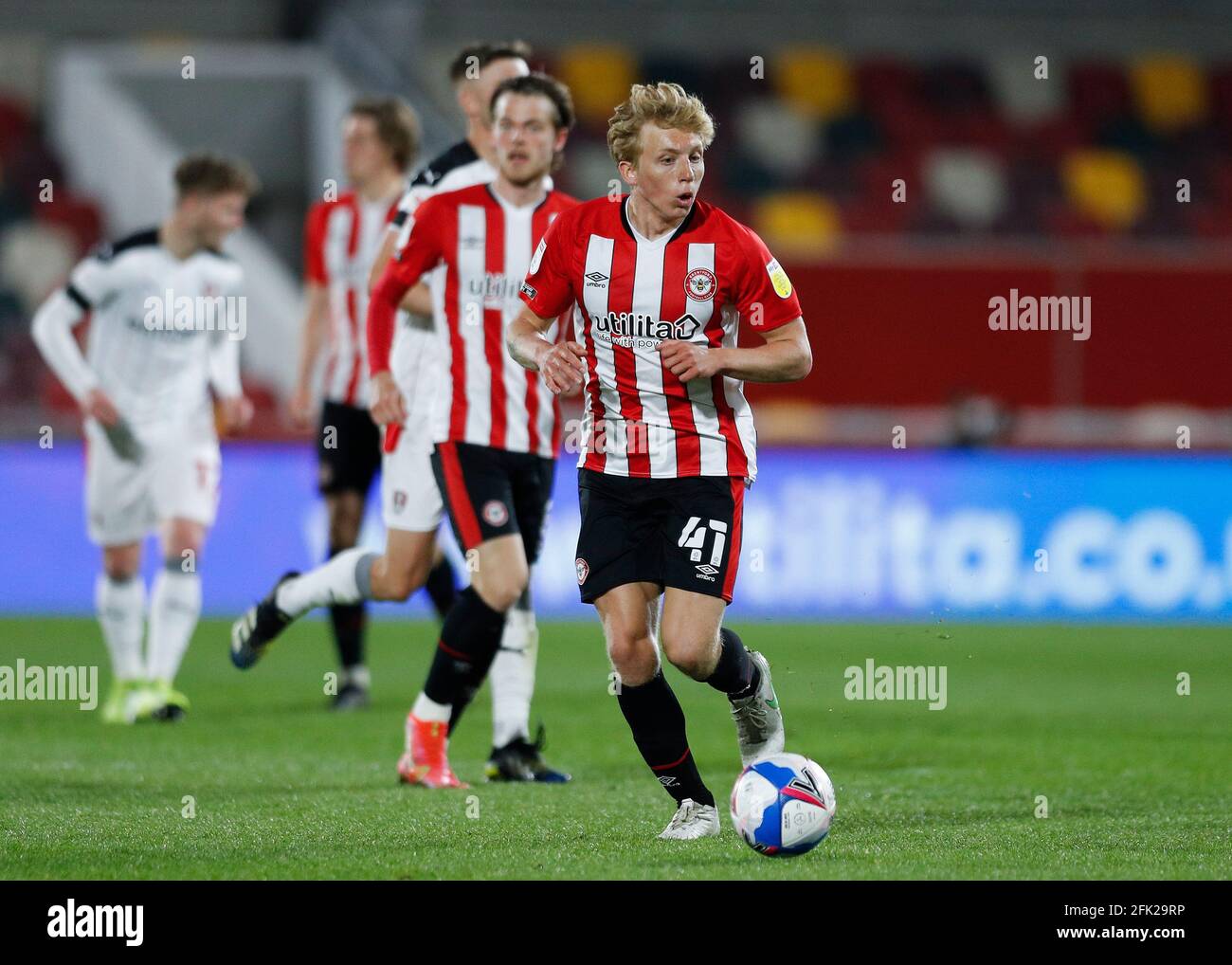Brentford Community Stadium, London, UK. 27th Apr, 2021. English ...