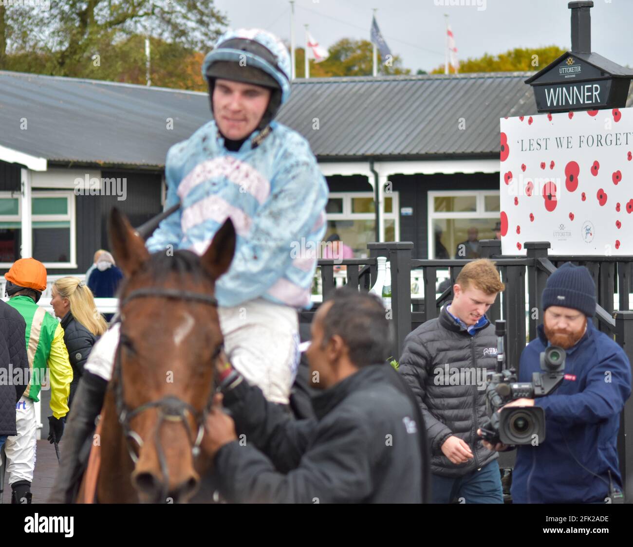 Uttoxeter Races, National Hunt Racing meeting, Winter Ladies Day Stock ...