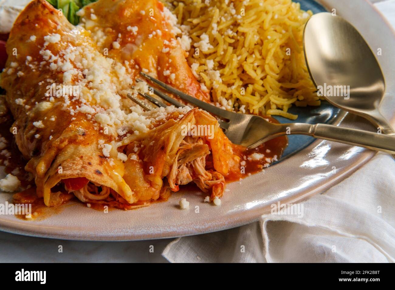 Traditional Mexican Enchiladas