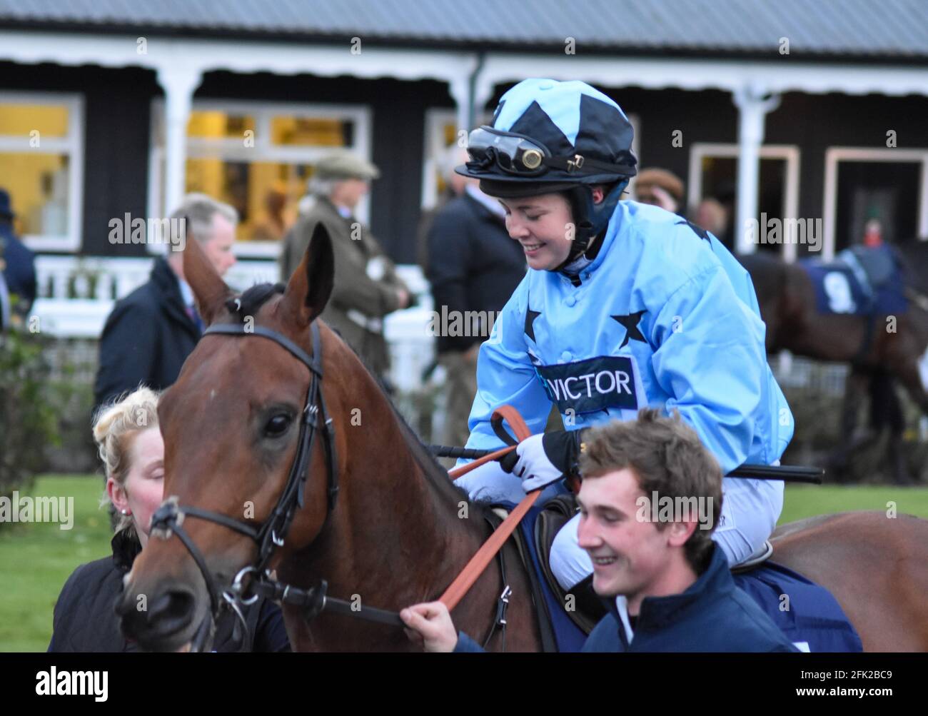 Uttoxeter Races, National Hunt Racing meeting, Winter Ladies Day Stock ...