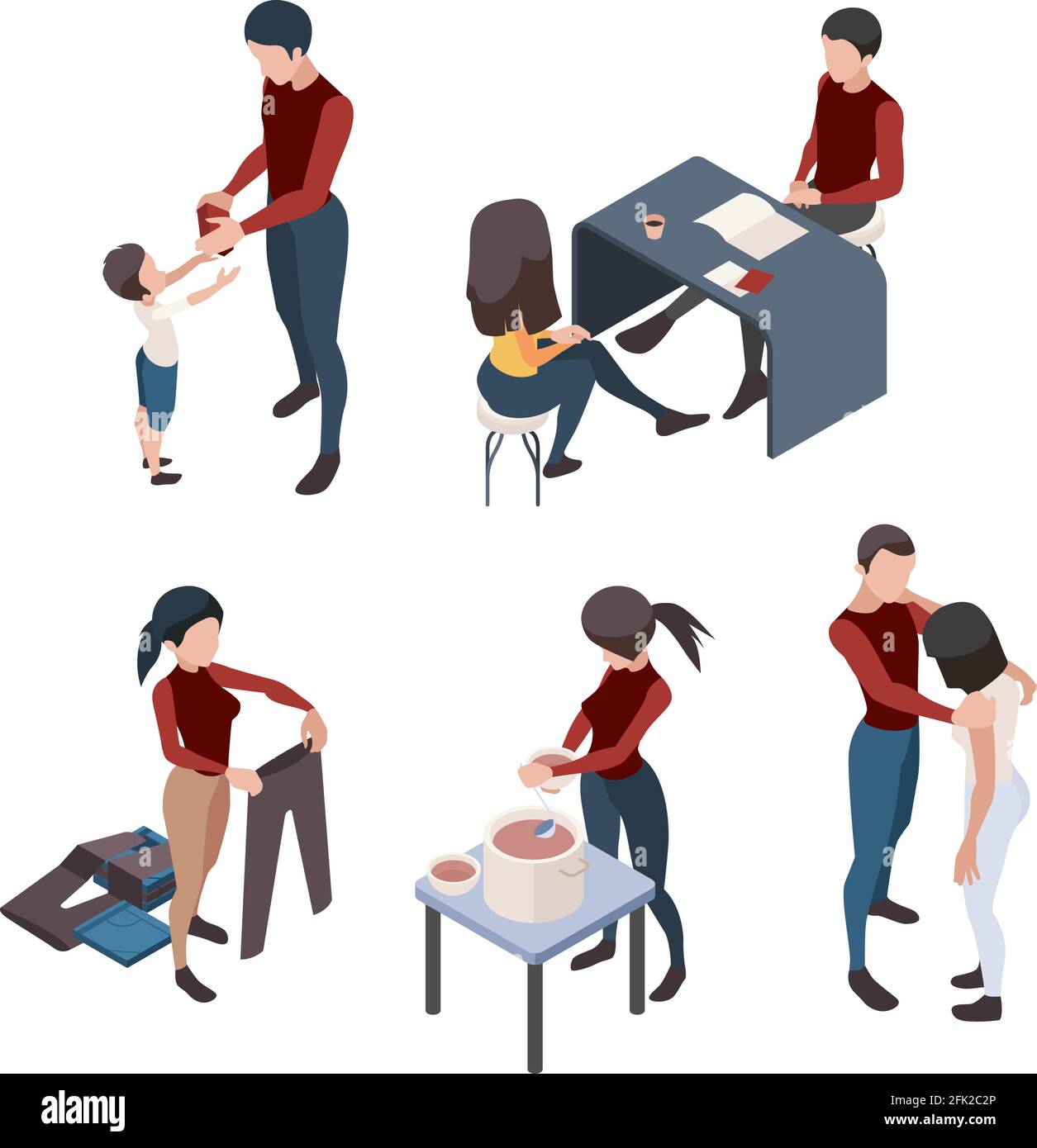 Caring people Stock Vector Images - Alamy