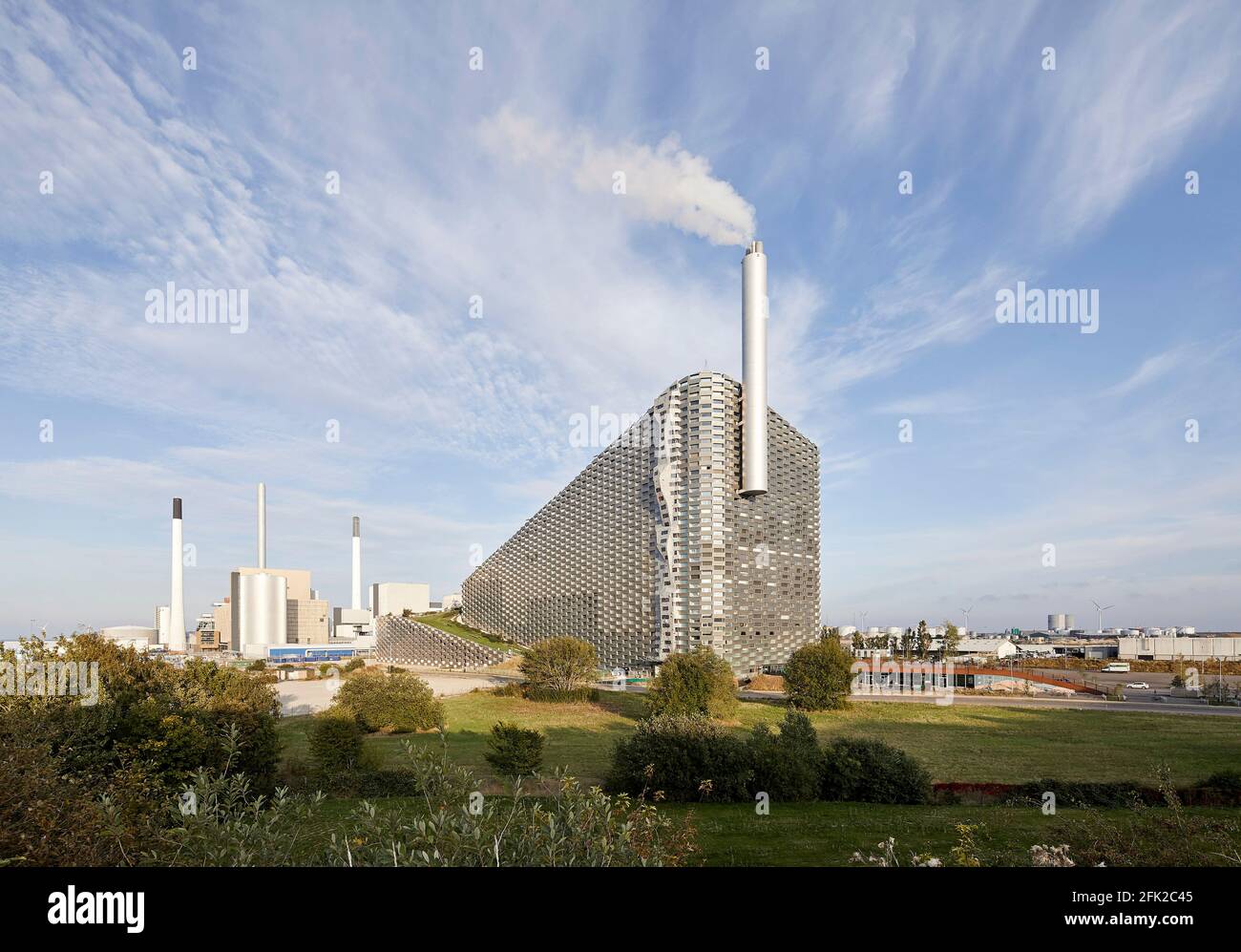 Power plant with context in green. CoppenHill Power Plant, Copenhagen ...
