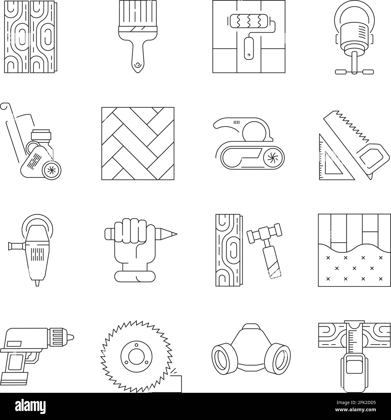 Fixing parquet Stock Vector Images - Alamy