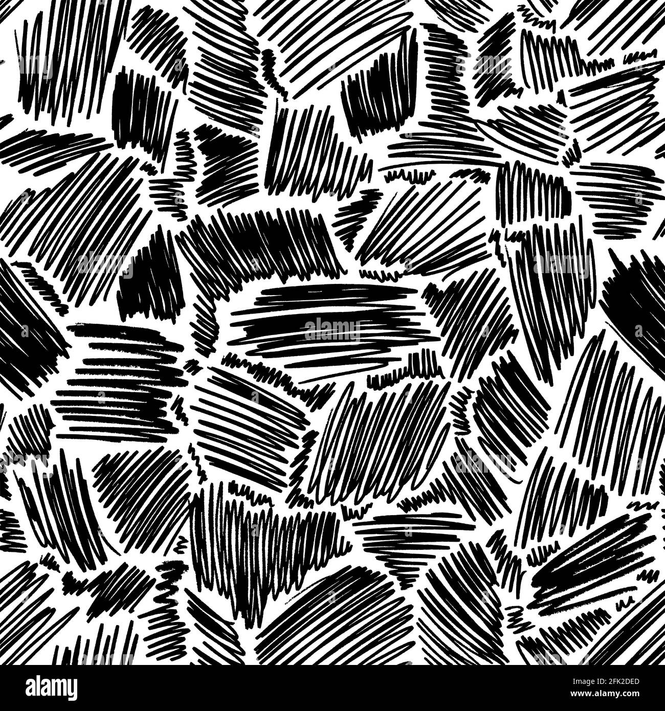 Abstract hand drawing pattern black and white Stock Vector Image & Art ...