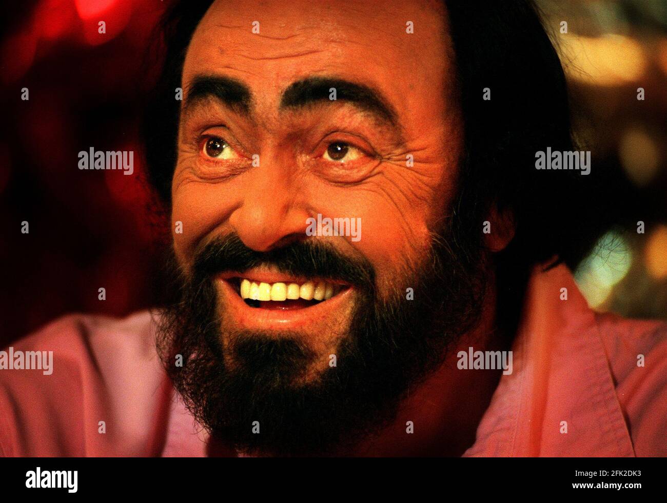 Luciano Pavarotti italian opera tenor June 1999during the press ...
