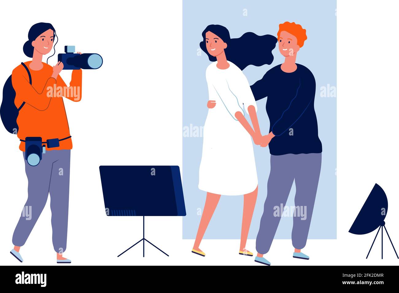 Photo session Stock Vector Images - Alamy
