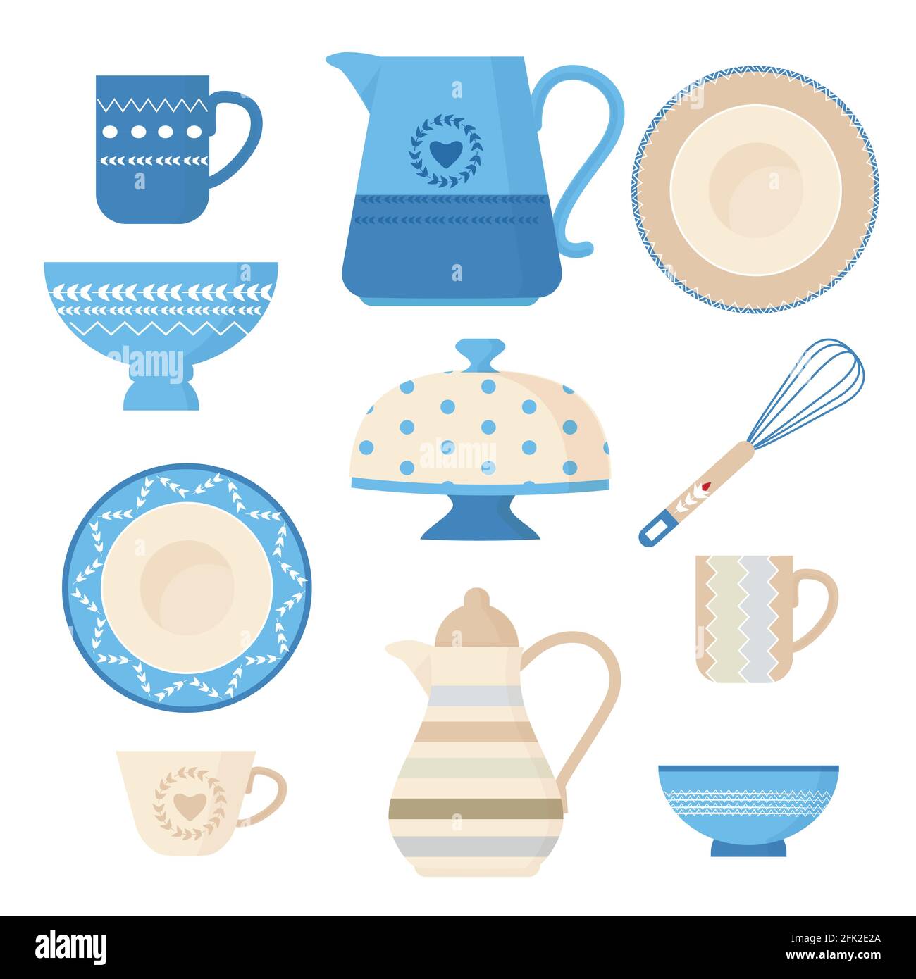 Ceramic cookware. Kitchen utensils trendy decorative tools plating bowl ...