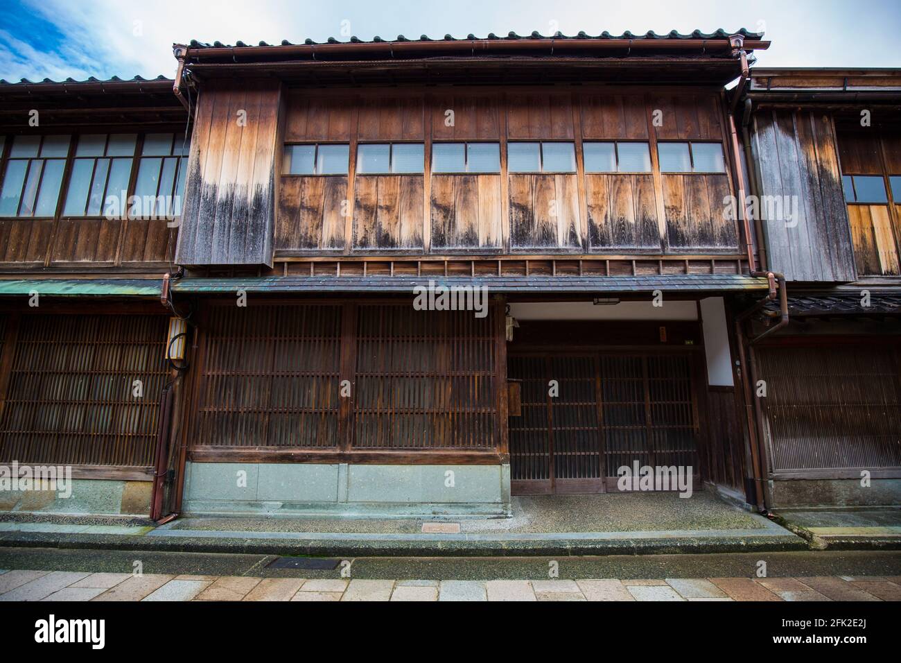 Traditional Japanese building architecture in historical Japanese old ...